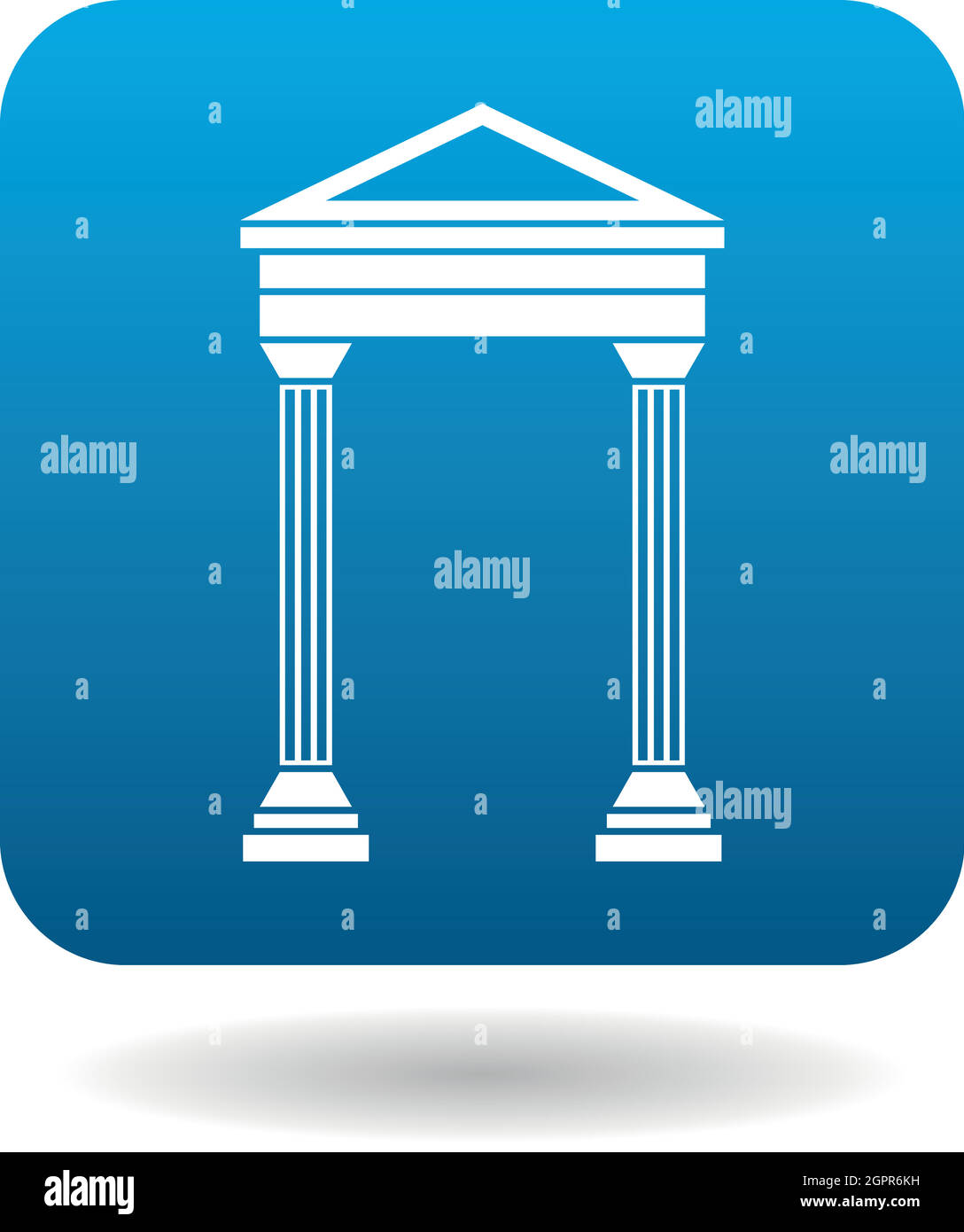 Traditional roof in front Stock Vector Images - Alamy