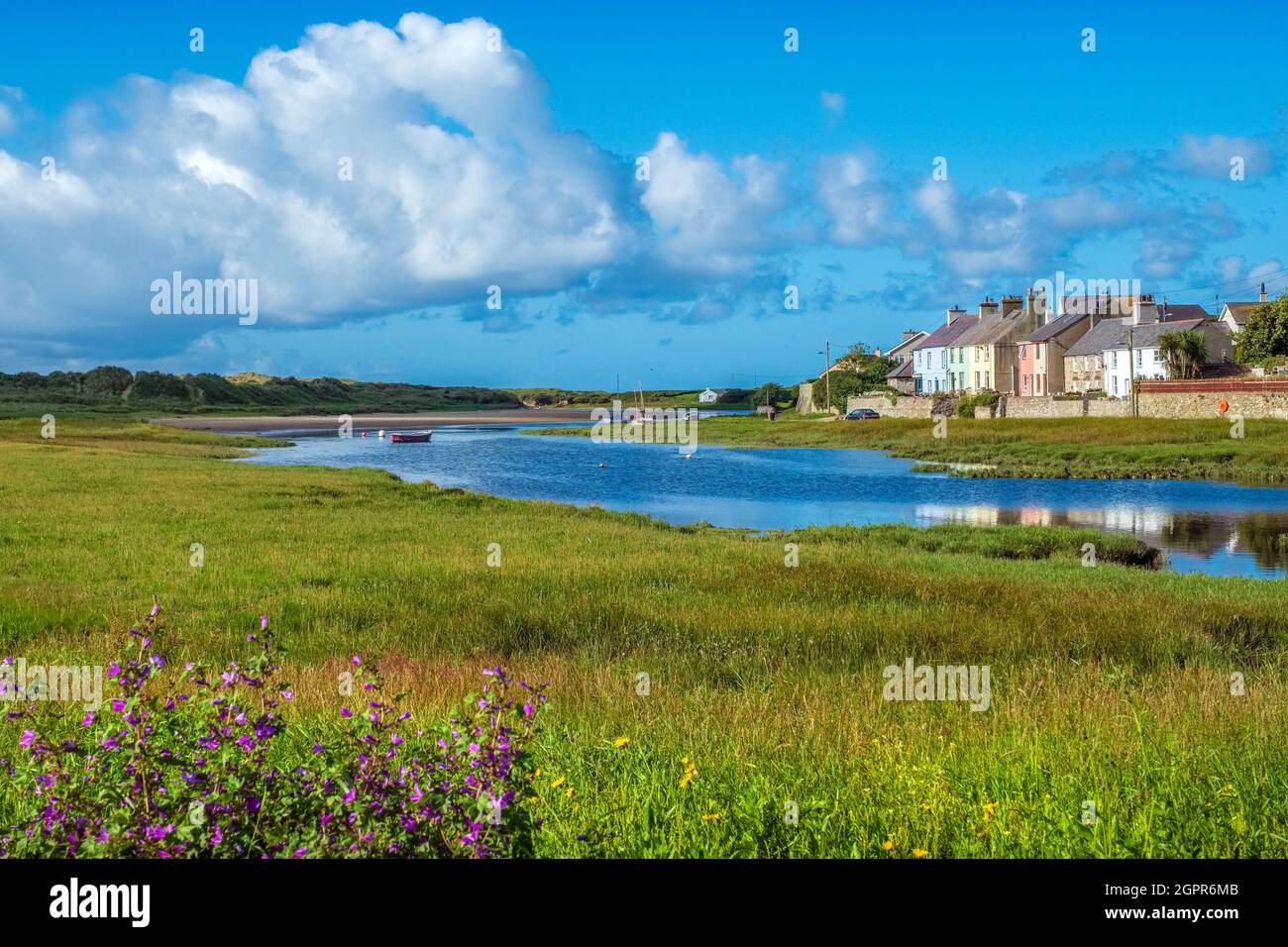Aberffraw on the island of Anglesey, Wales UK Stock Photo - Alamy