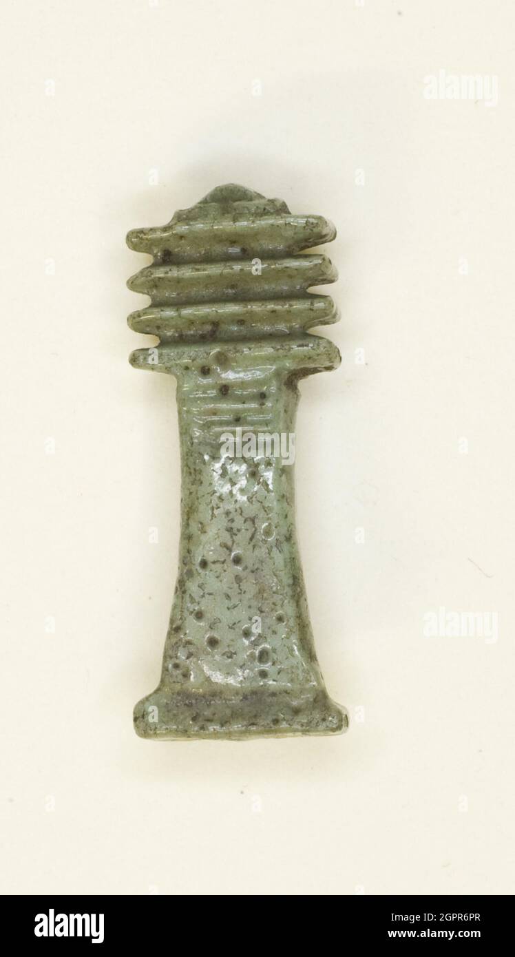 Amulet of a Djed Pillar, Egypt, Late Period, Dynasties 26-31 (664-332 ...