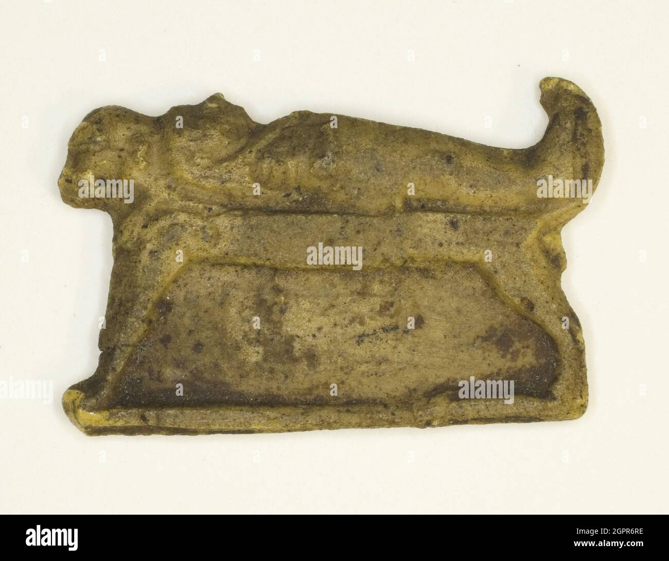 Amulet of a Mummy Lying on a Bier, Egypt, Late Period-Ptolemaic Period ...