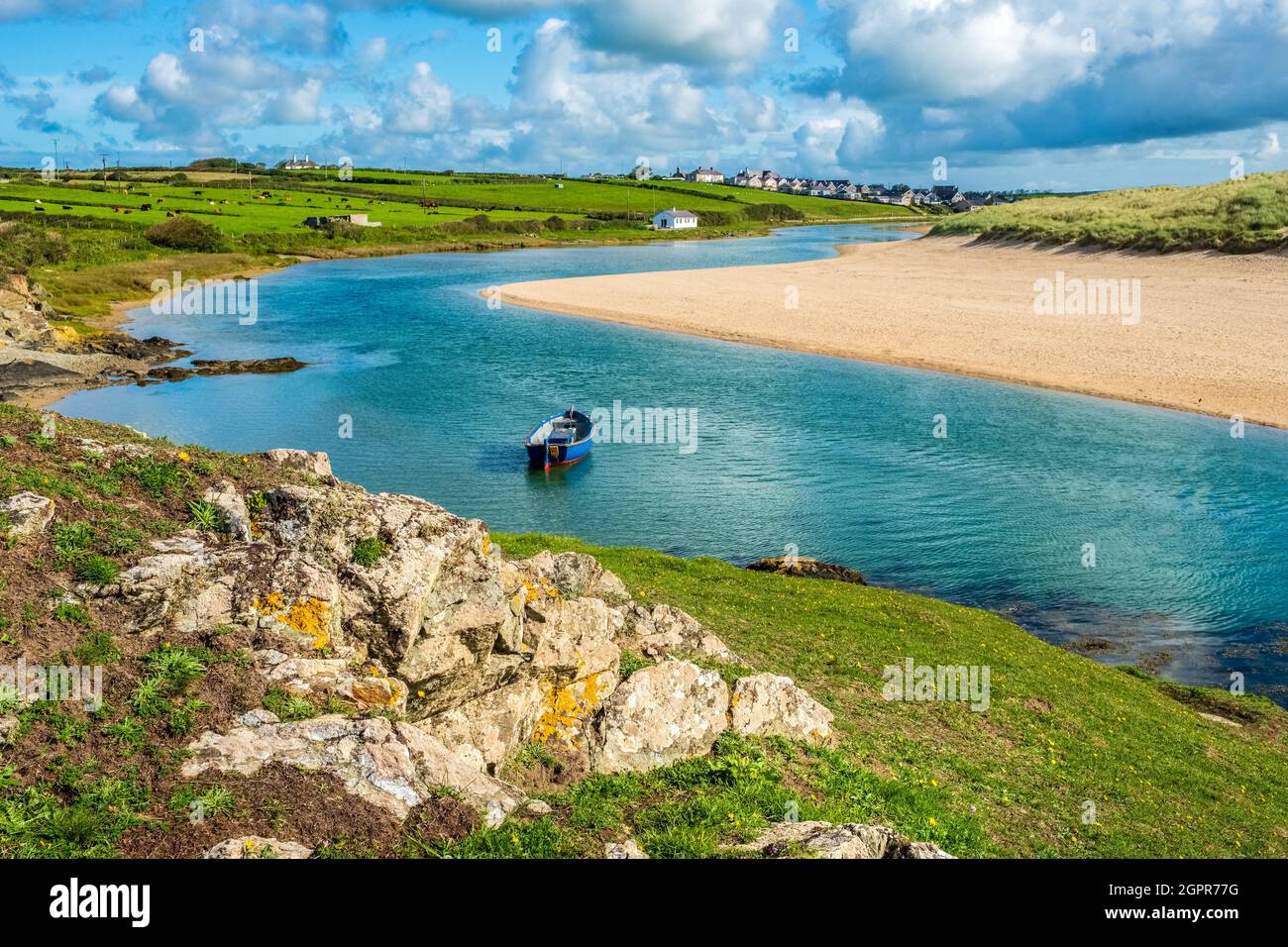 Aberffraw on the island of Anglesey, Wales UK Stock Photo - Alamy