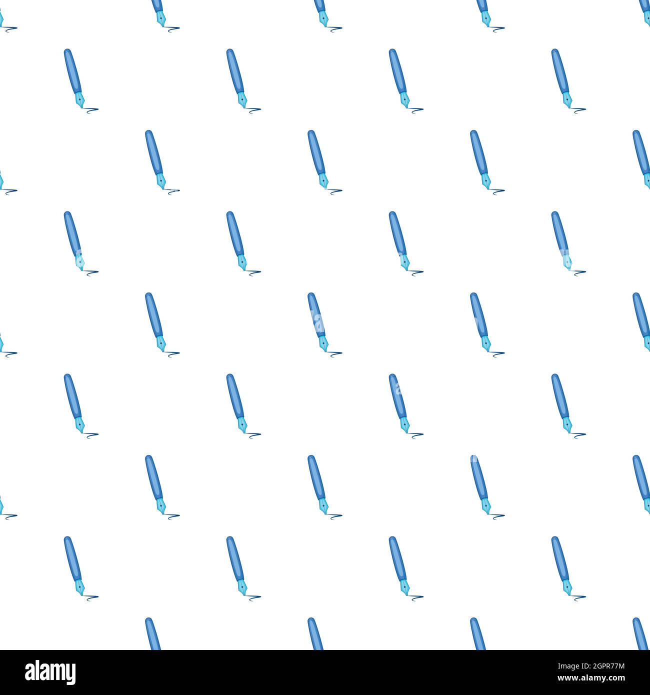 Pen pattern, cartoon style Stock Vector Image & Art - Alamy