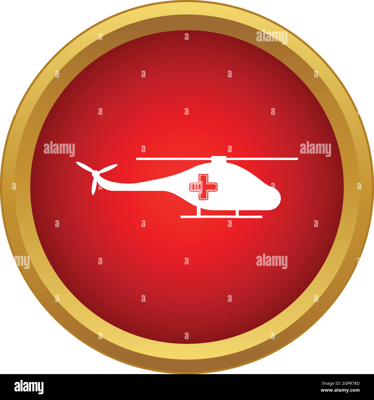 Medical Helicopter Icon Simple Style Stock Vector Image And Art Alamy