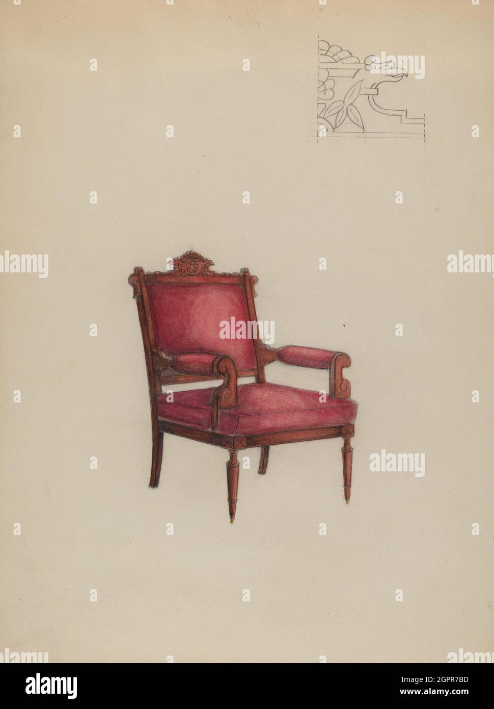 Arm Chair, 1935/1942 Stock Photo - Alamy