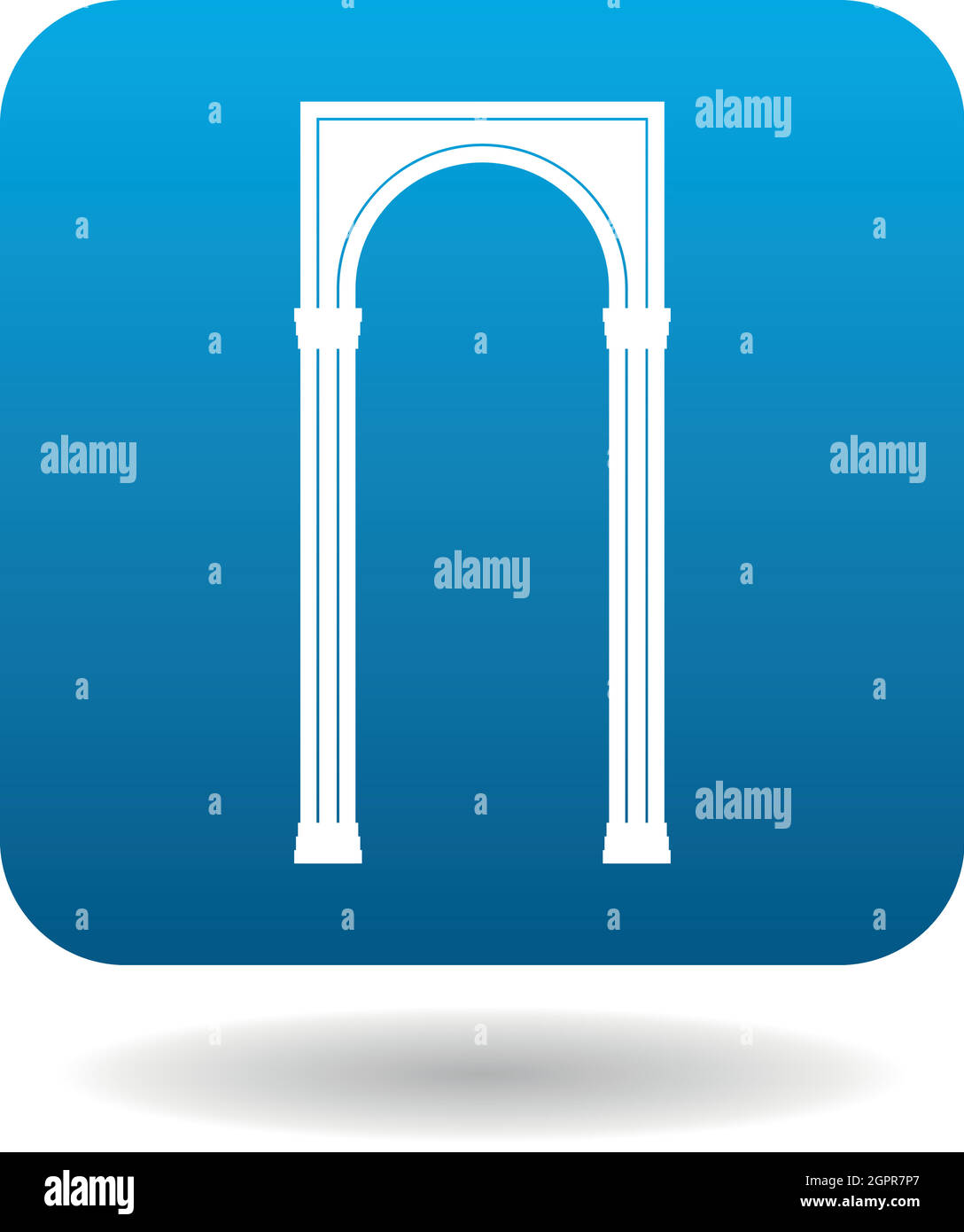 Rectangular arch icon, simple style Stock Vector Image & Art - Alamy