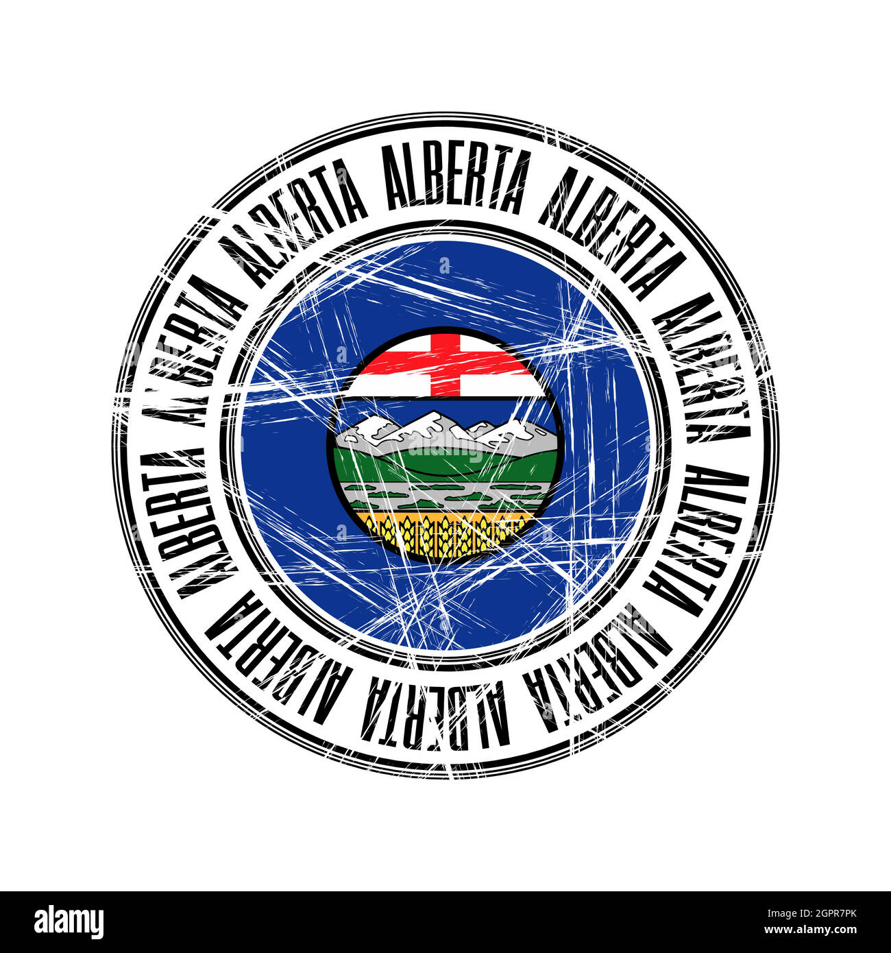 Canada flag alberta Stock Vector Images - Alamy