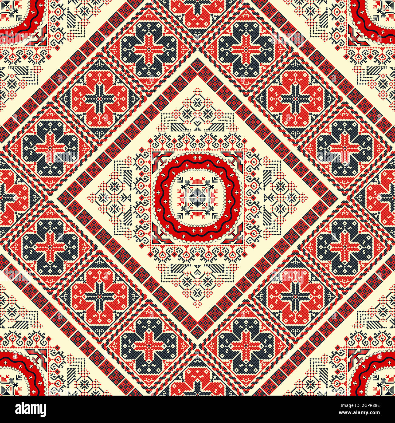 Romanian traditional pattern 37 Stock Vector Image & Art - Alamy