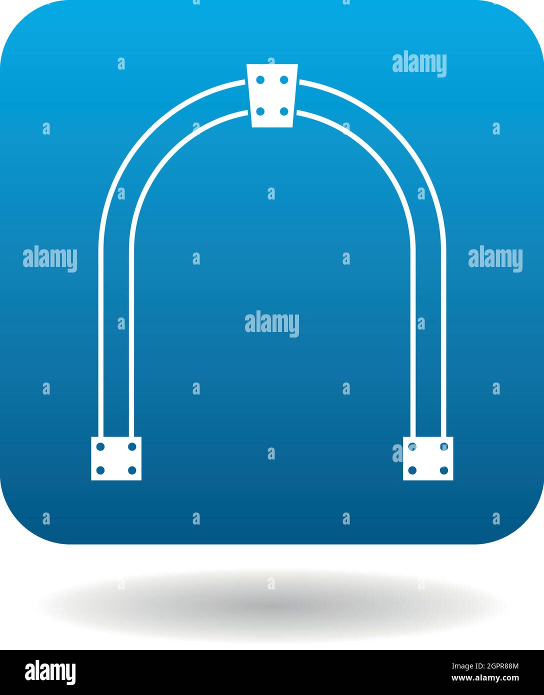 Steel arch icon, simple style Stock Vector Image & Art - Alamy