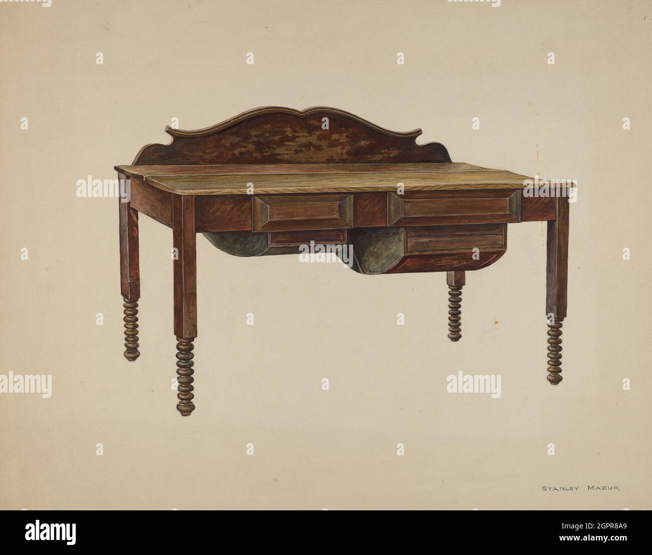 Drawing table 1930s hi-res stock photography and images - Alamy