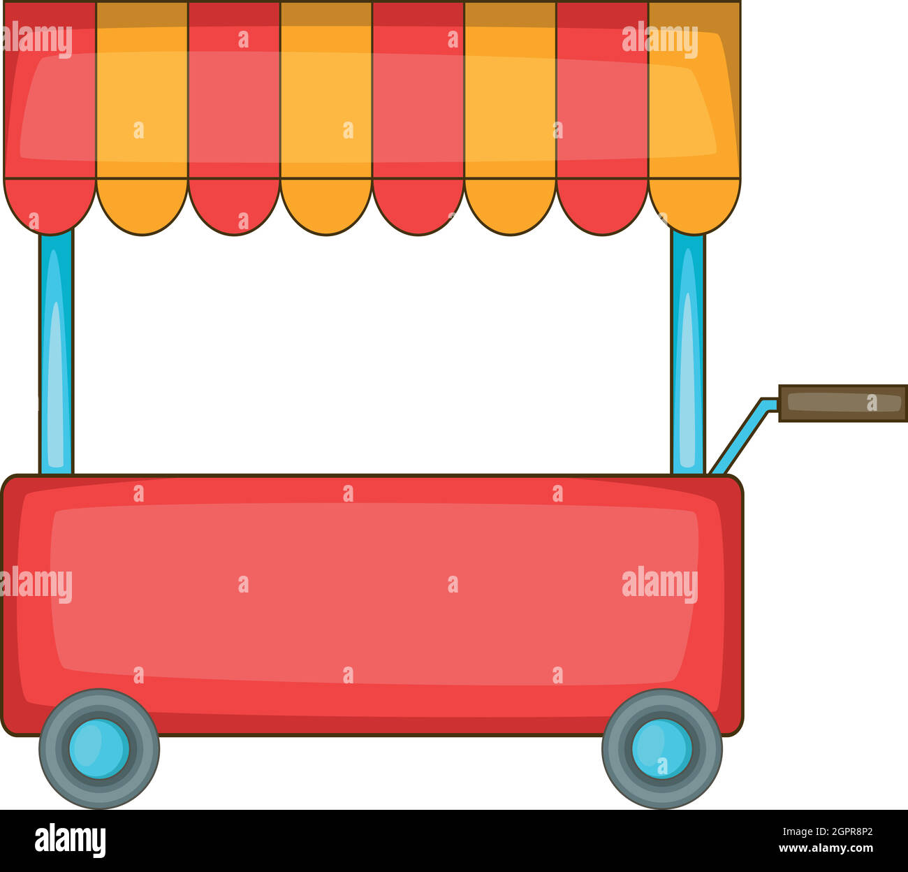 Shop trailer icon, cartoon style Stock Vector Image & Art - Alamy