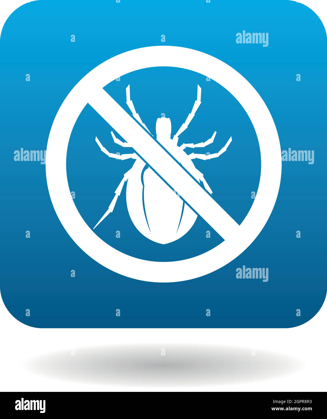 No bug sign icon, simple style Stock Vector Image & Art - Alamy