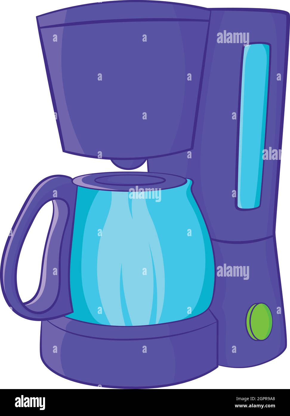 Coffee pot icon cartoon Stock Vector Images - Alamy