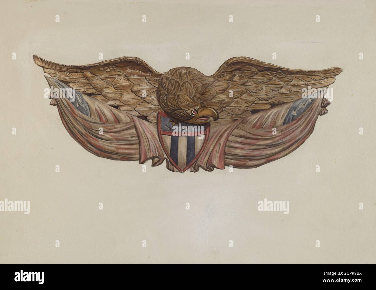 Us eagle standard hi-res stock photography and images - Alamy