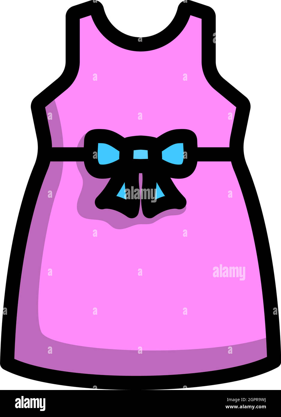 Baby Girl Dress Icon Stock Vector Image & Art - Alamy