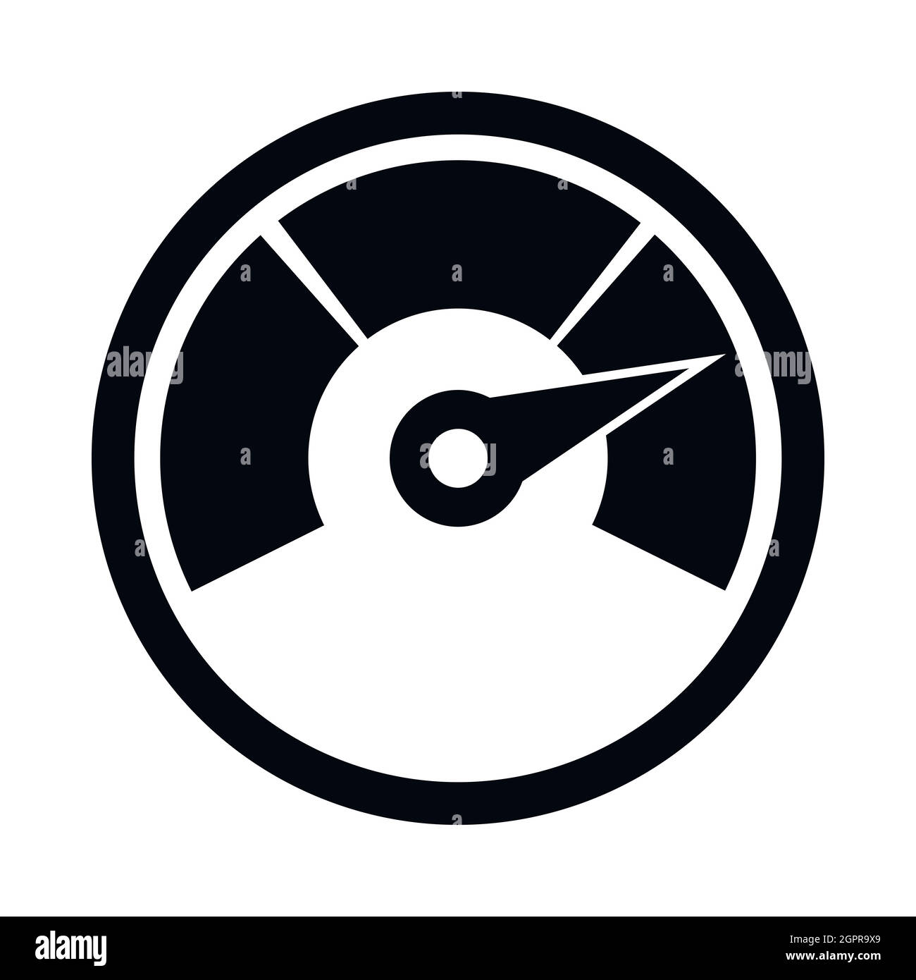 Speedometer icon, simple style Stock Vector Image & Art - Alamy