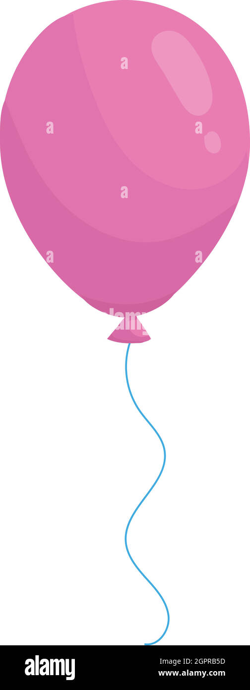 Pink balloon icon Stock Vector Images - Alamy