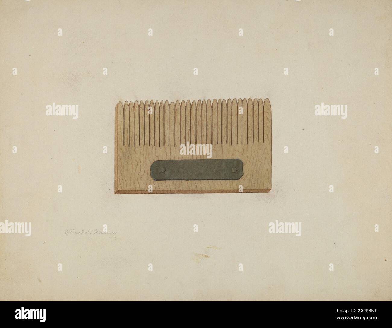 Shaker Comb for Grass Seed, c. 1941 Stock Photo - Alamy