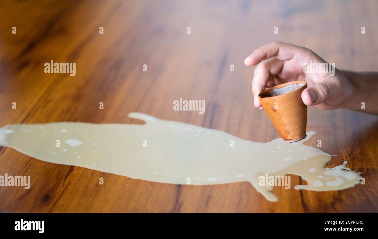 Coffee spilled man hi-res stock photography and images - Alamy