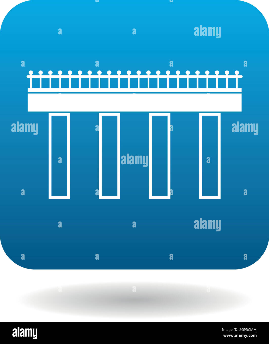 Blue bridge road Stock Vector Images - Alamy