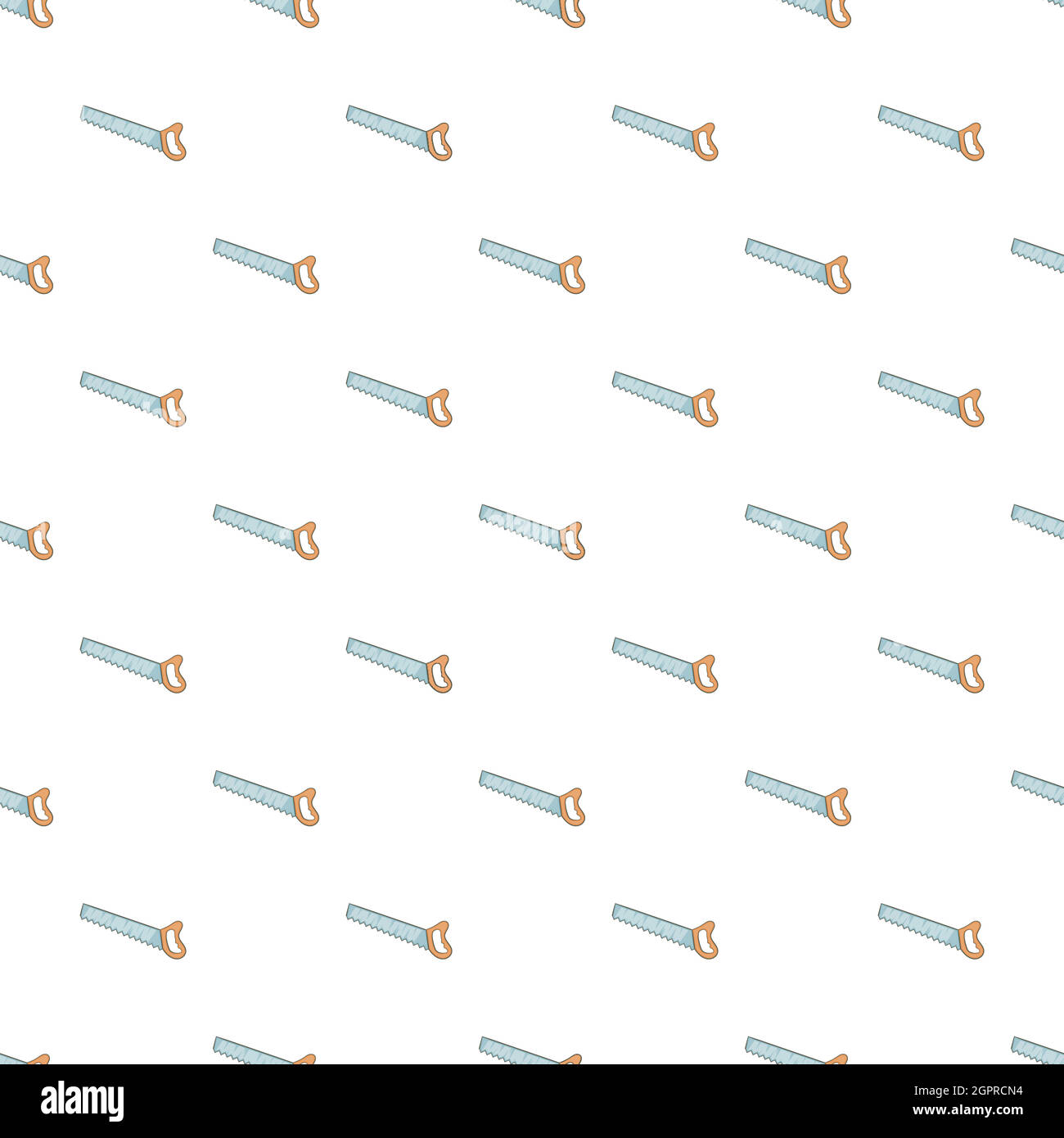 Saw pattern, cartoon style Stock Vector Image & Art - Alamy