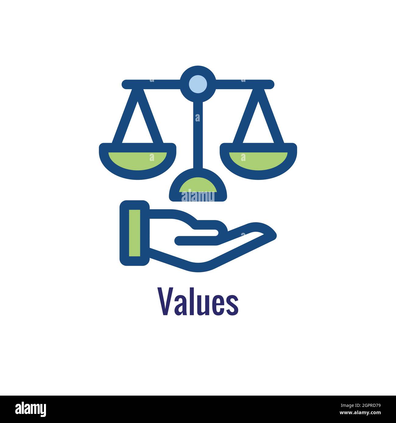 Mission icon to use with Core Values & Mission Statements Stock Vector ...