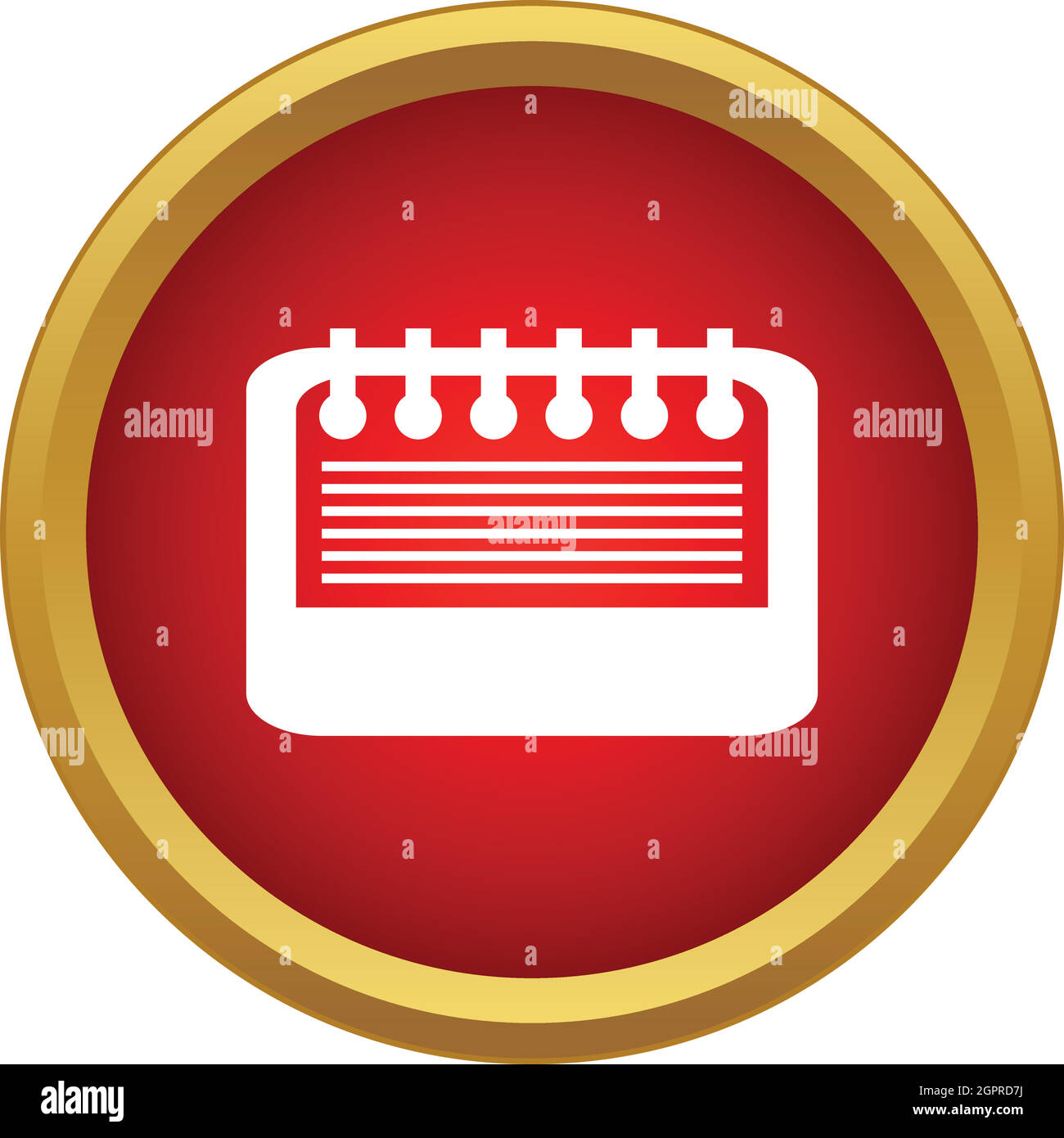 Lined spiral notebook icon, simple style Stock Vector Image & Art - Alamy
