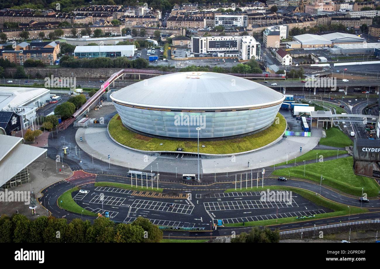The SSE Hydro on the Scottish Event Campus alongside the River Clyde in ...