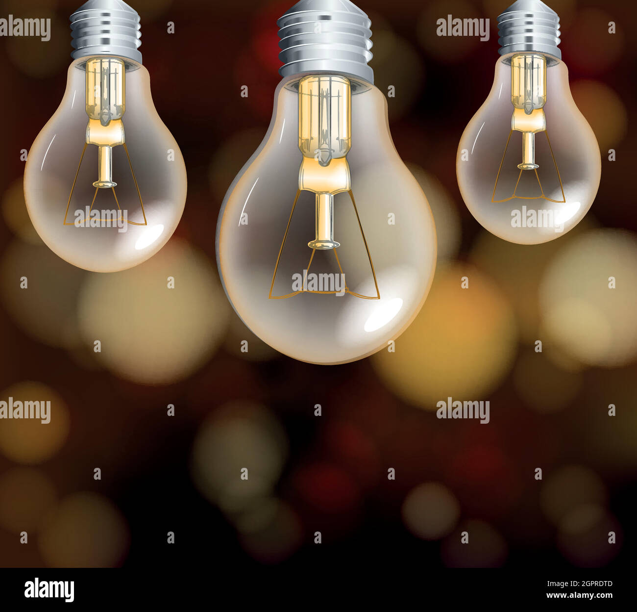 Modern design light bulbs Stock Vector Images - Alamy