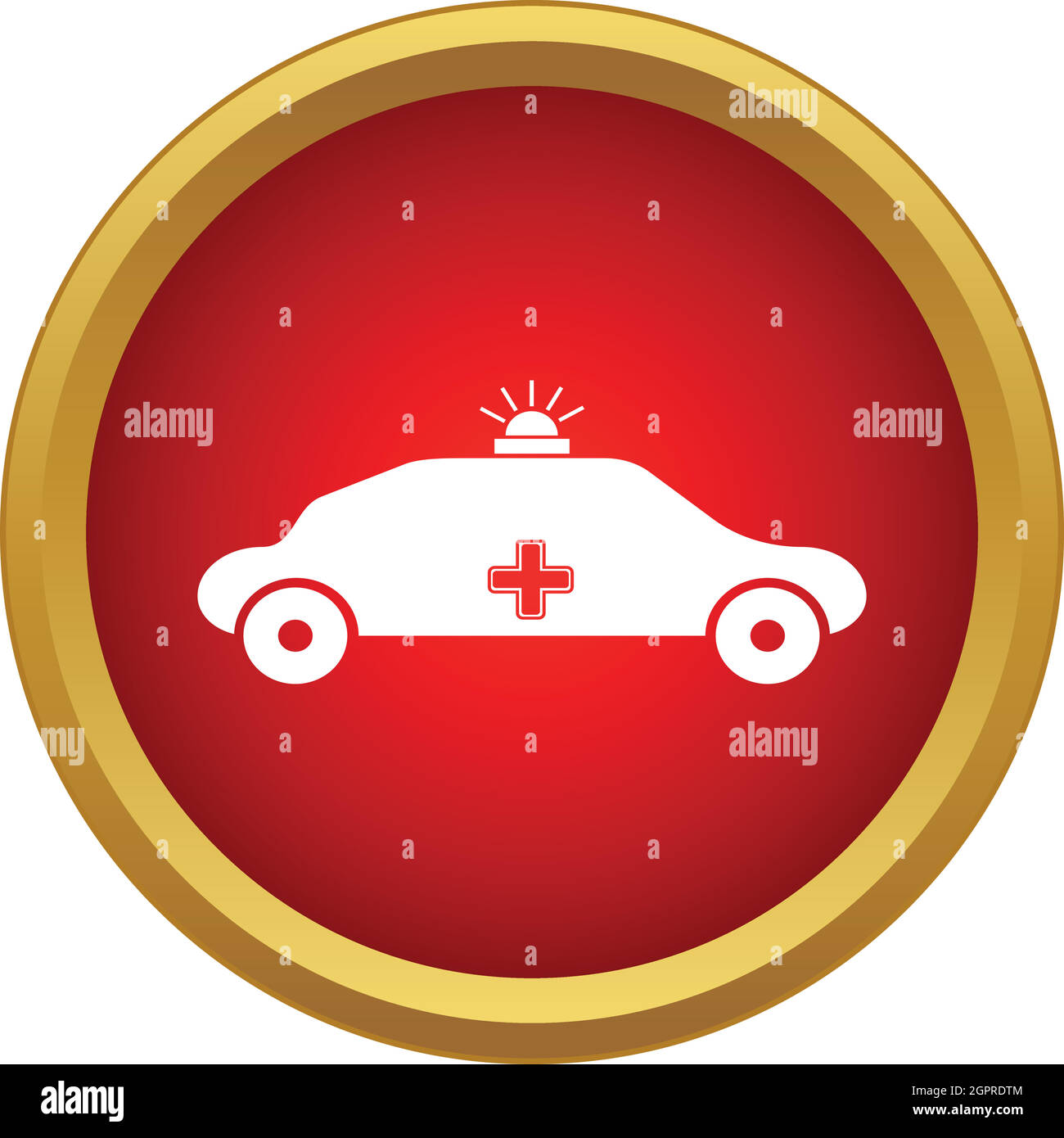 Emergency ambulance icon, simple style Stock Vector Image & Art - Alamy