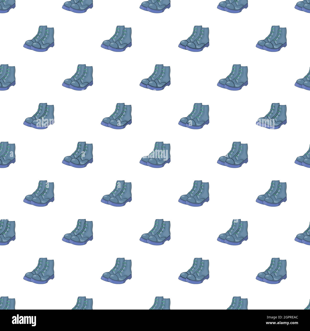Mens boots pattern, cartoon style Stock Vector Image & Art - Alamy