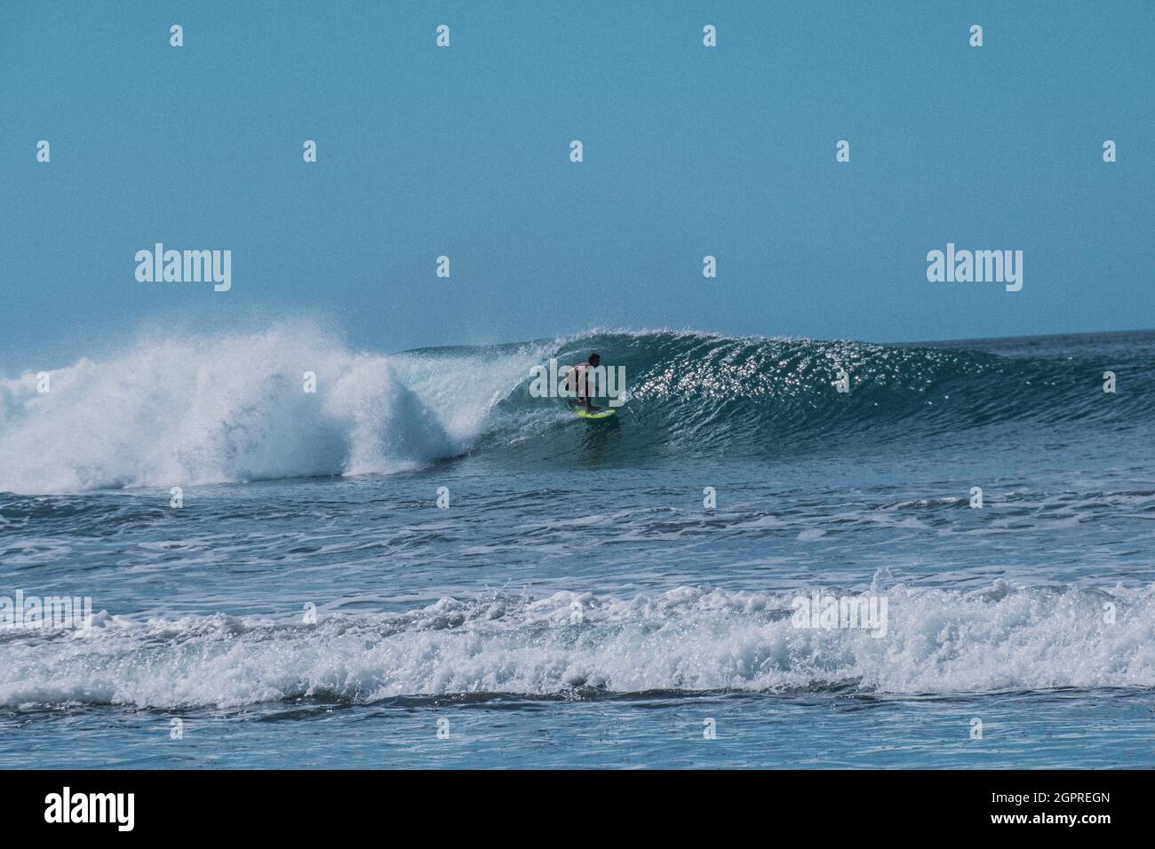 surf perfect spot barrel Stock Photo - Alamy