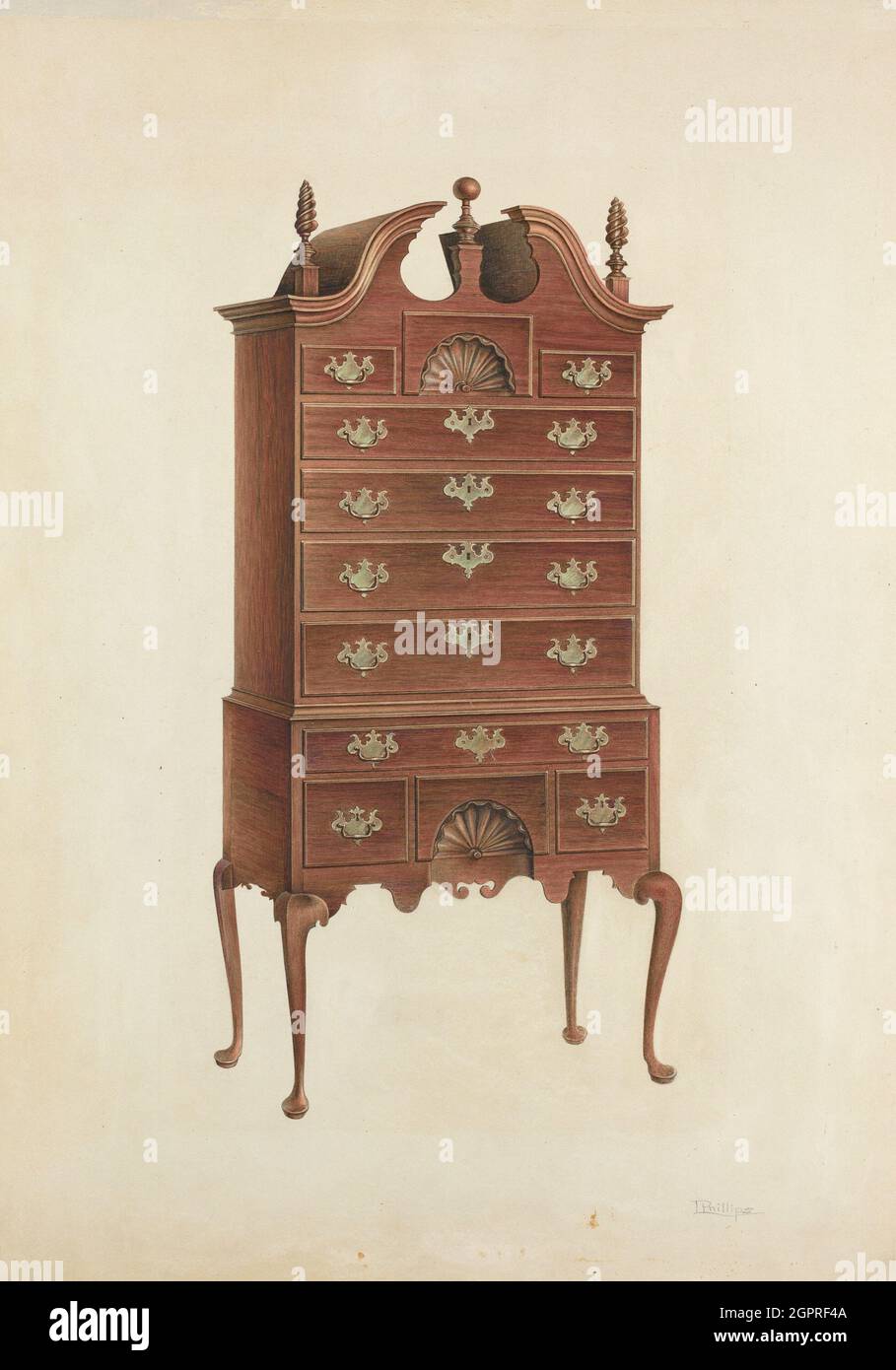 Highboy chest hi-res stock photography and images - Alamy