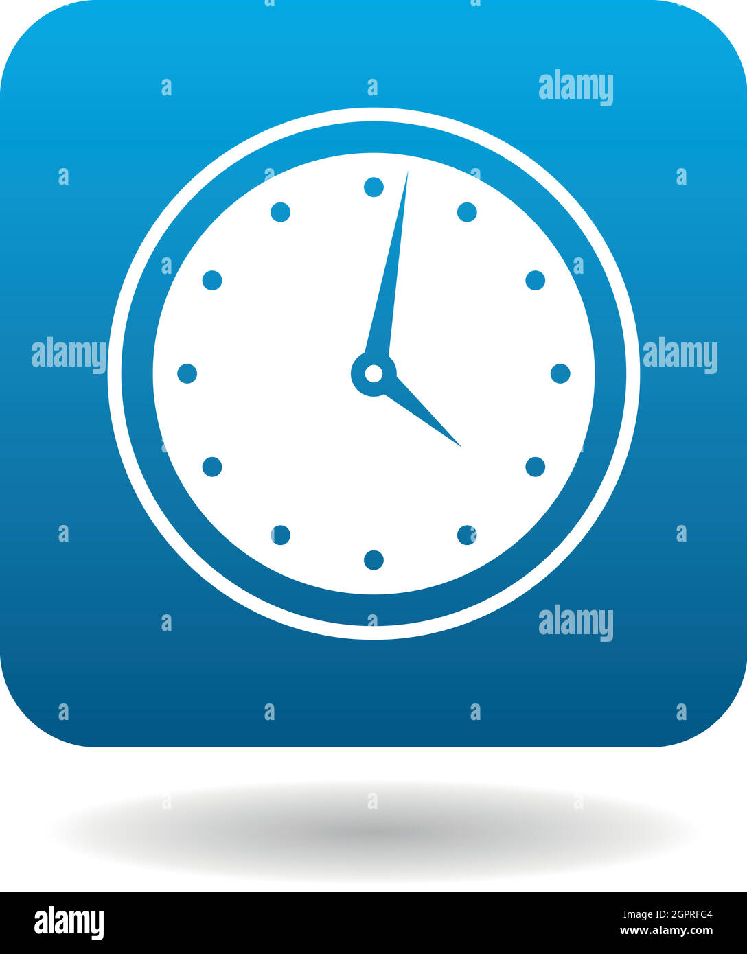 Office clock icon, simple style Stock Vector Image & Art - Alamy