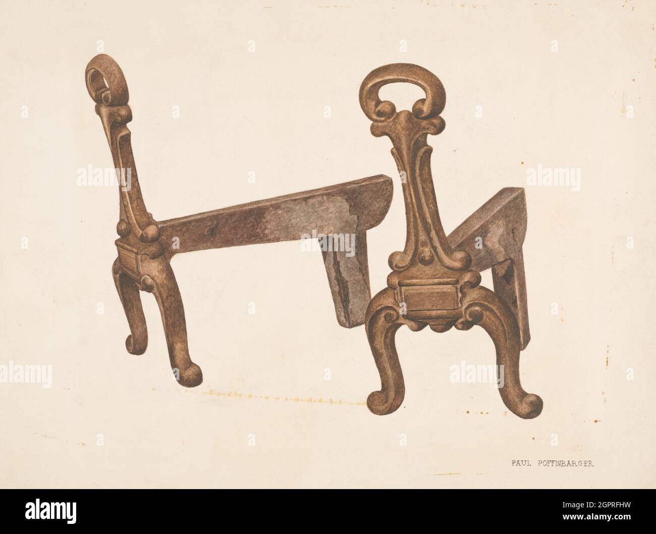 Firedog support hi-res stock photography and images - Alamy