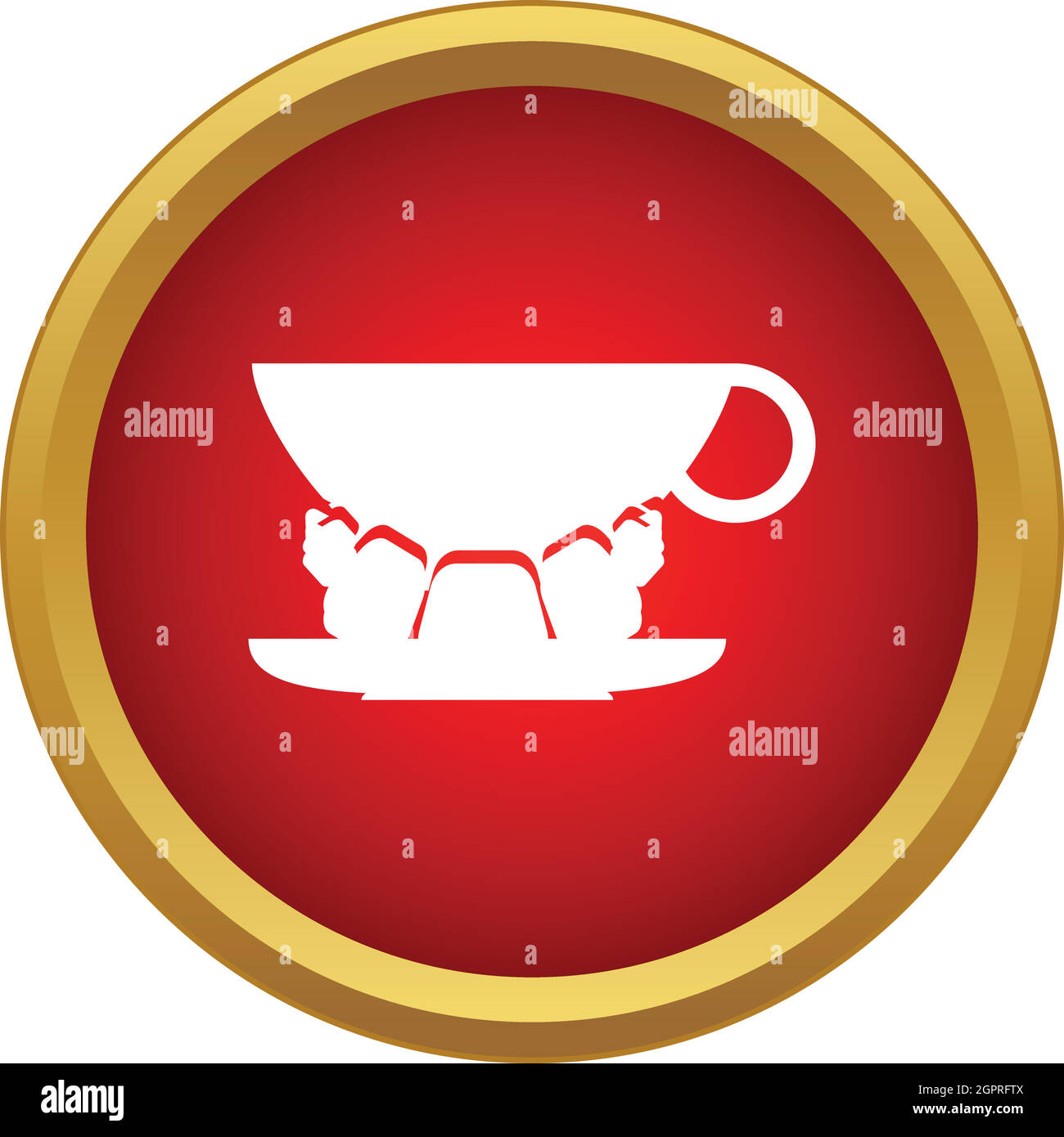 Croissant espresso Stock Vector Images - Alamy