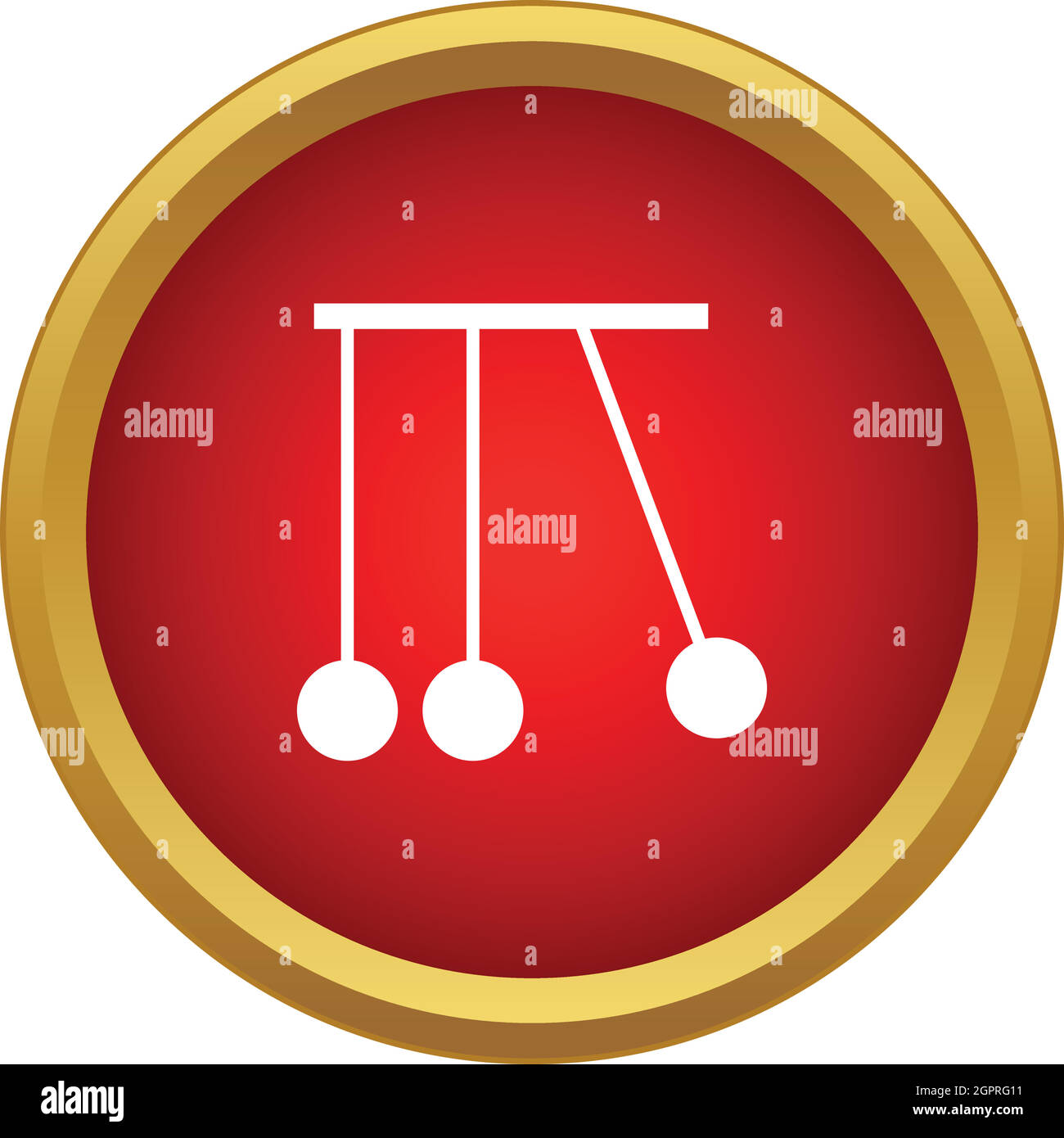 Pendulum of Newton icon, simple style Stock Vector Image & Art - Alamy