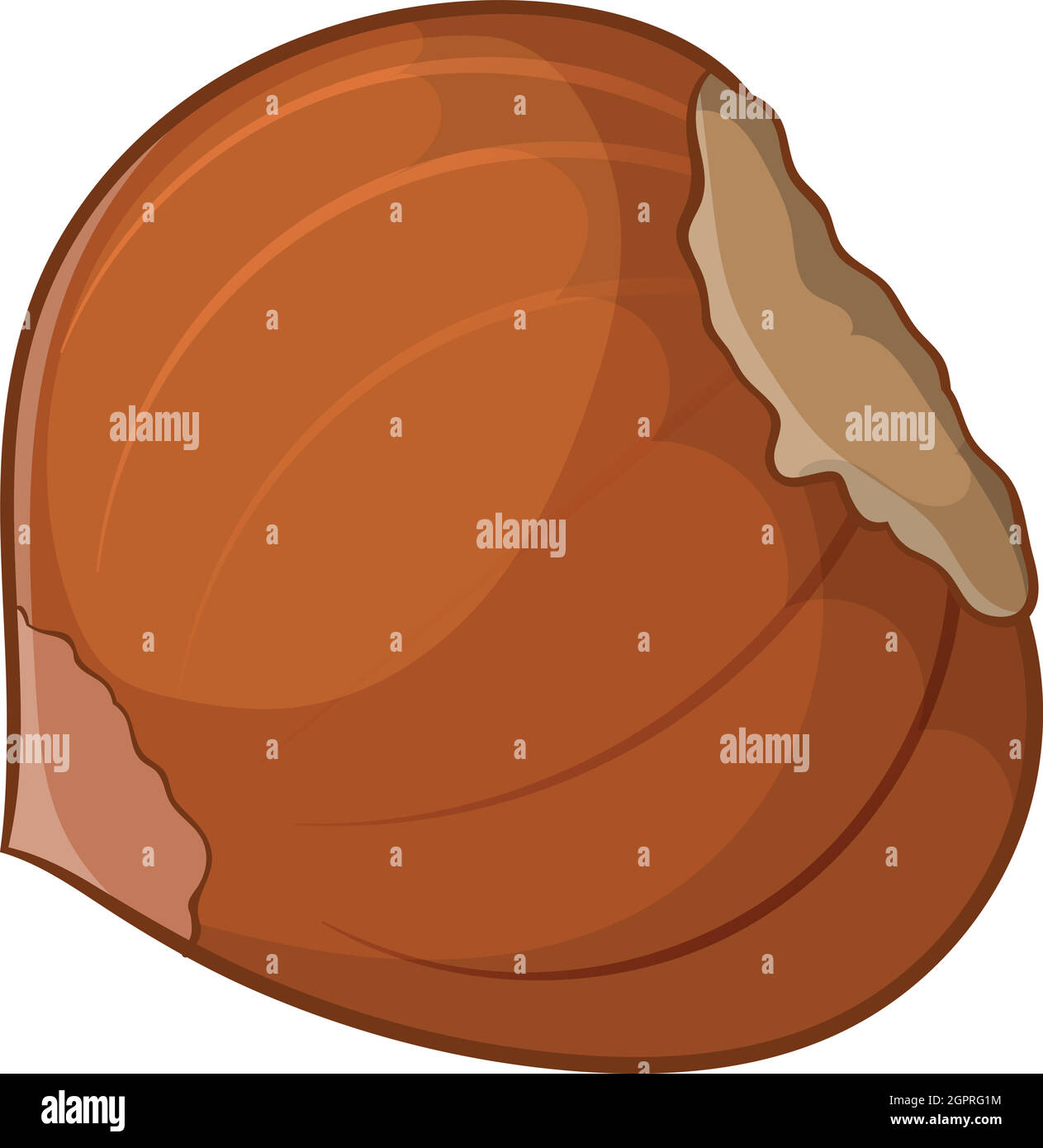 Hazelnut icon, cartoon style Stock Vector Image & Art - Alamy