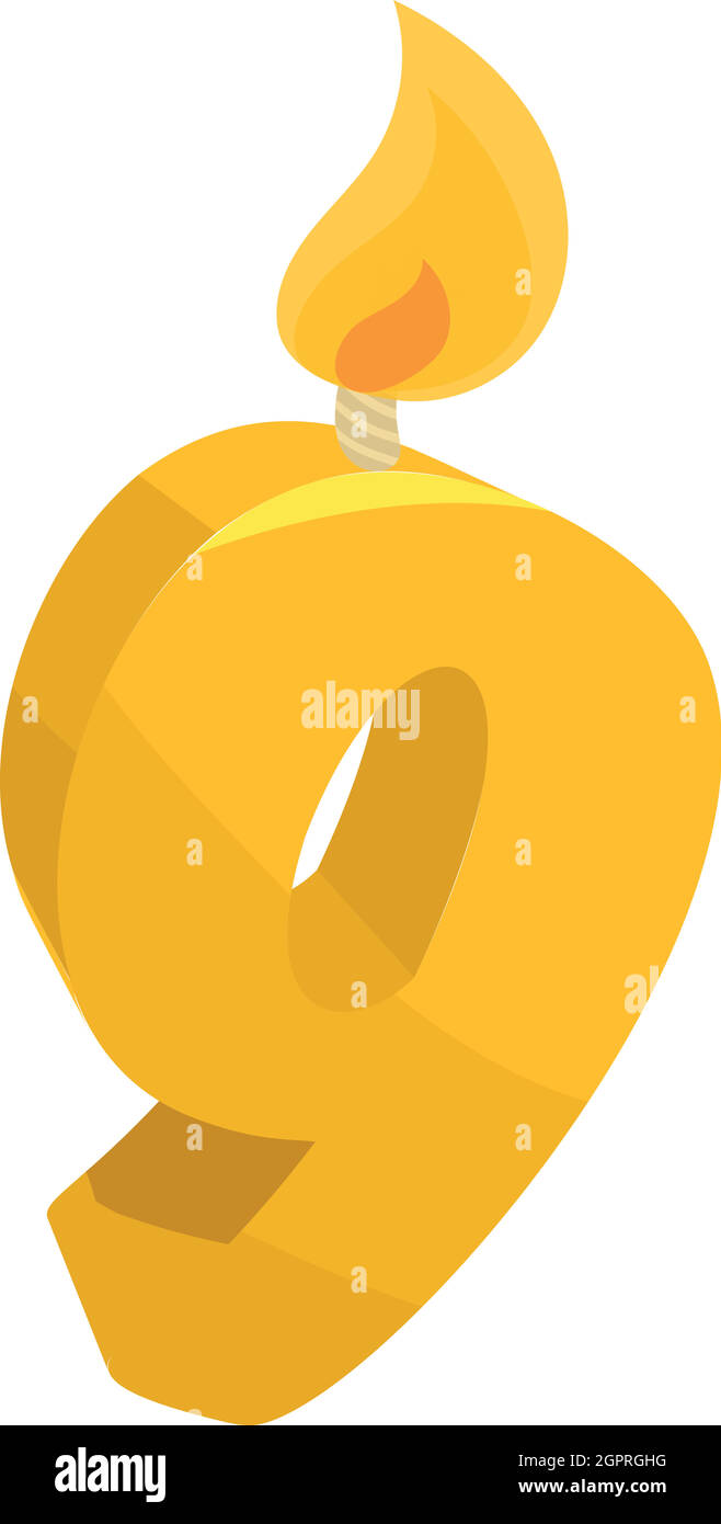 Birthday number 9 hi-res stock photography and images - Alamy