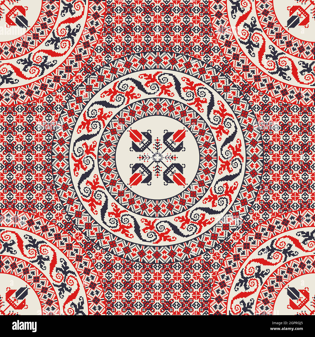 Romanian traditional pattern 153 Stock Vector Image & Art - Alamy