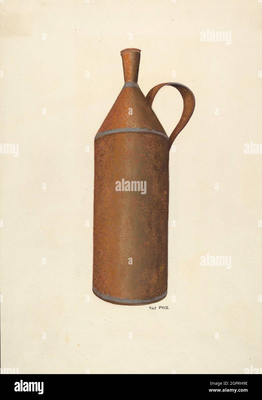 Tin Bottle, c. 1940 Stock Photo - Alamy