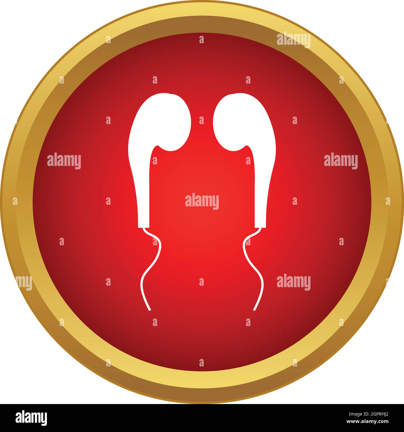 Headphones listening music in Stock Vector Images - Alamy