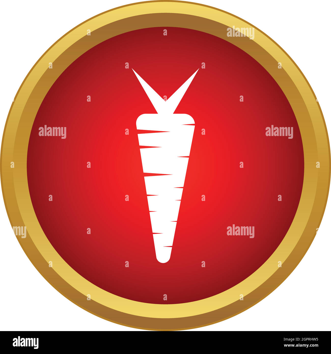 Carrot icon in simple style Stock Vector Image & Art - Alamy