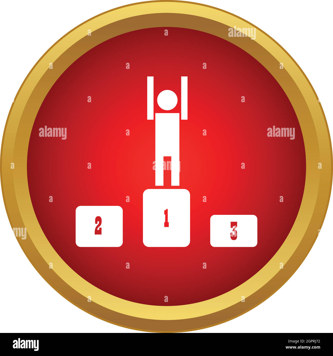 White podium on shiny Stock Vector Images - Alamy