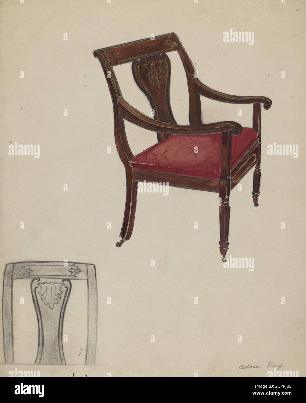 Arm Chair, 1935/1942 Stock Photo - Alamy