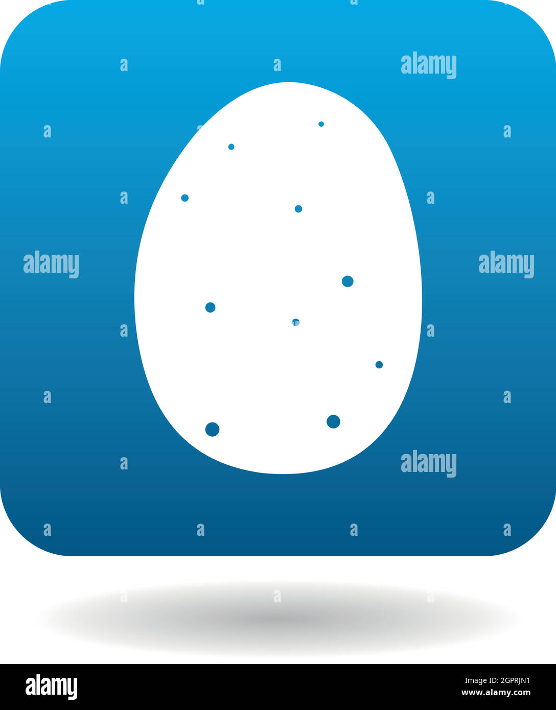 Fresh organic whole potato Stock Vector Images - Alamy