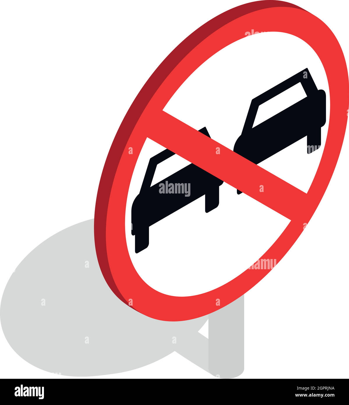 Overtake sign Stock Vector Images - Alamy
