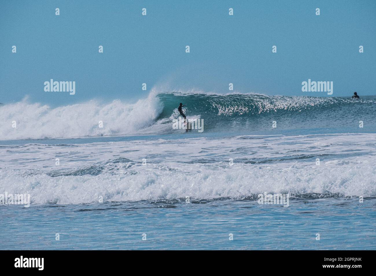 surf perfect spot barrel Stock Photo - Alamy