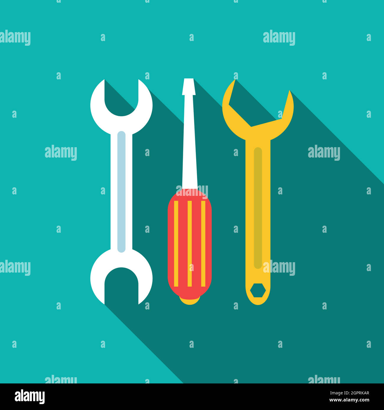 Icon tools screwdriver hi-res stock photography and images - Alamy