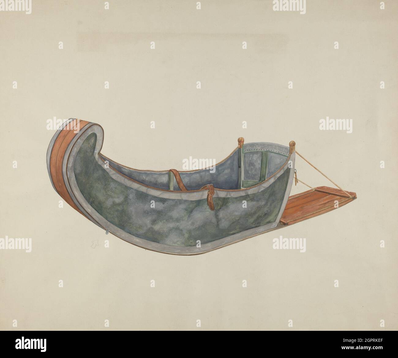 Red River Dog Sled, c. 1938 Stock Photo - Alamy