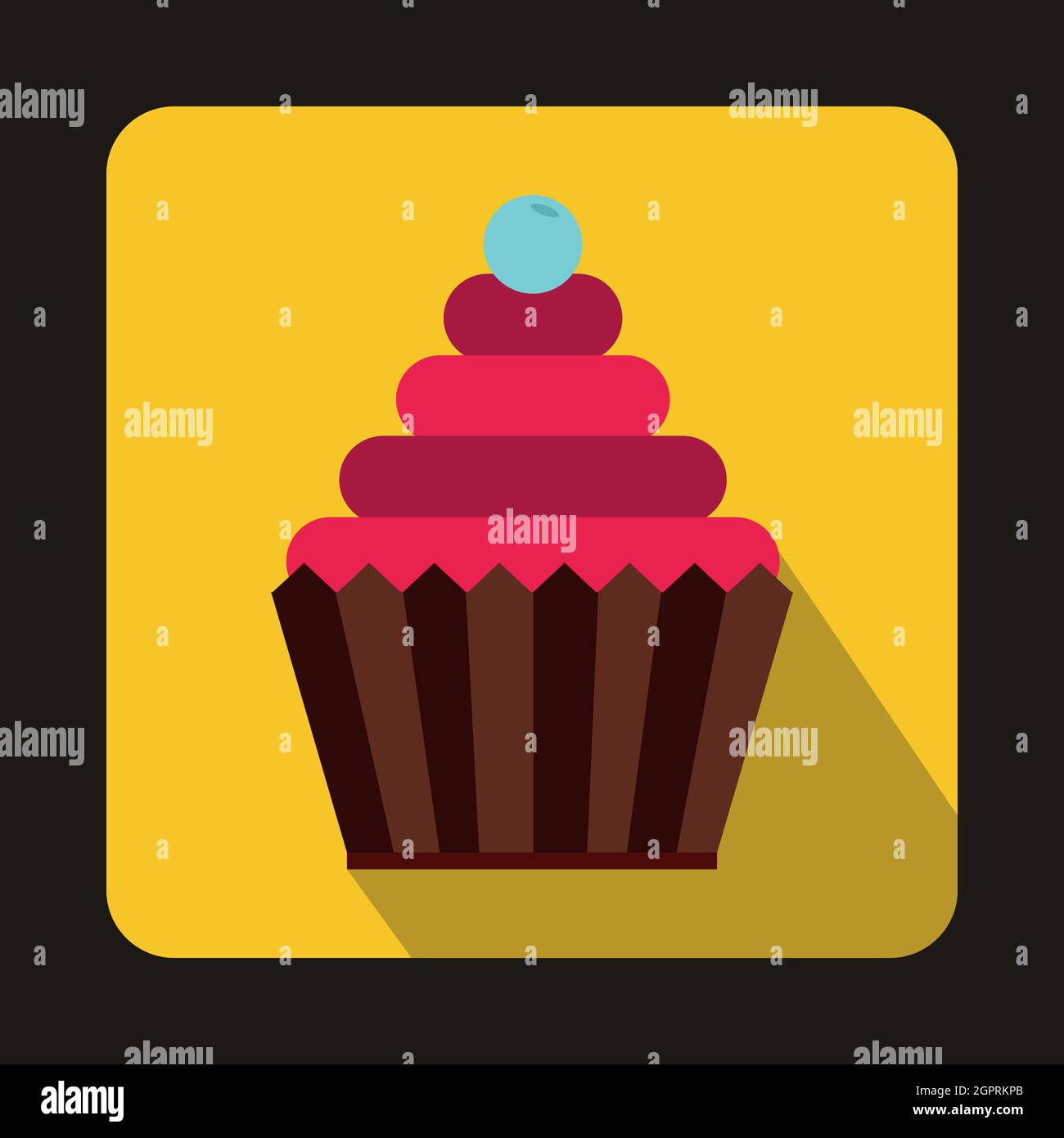 Delicious jelly dessert in Stock Vector Images - Alamy